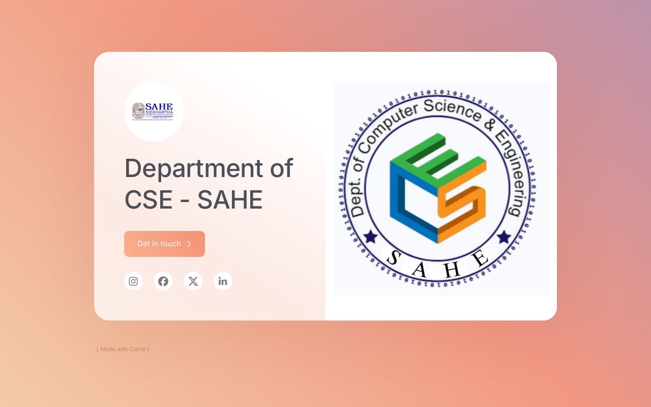 CSE DEPARTEMENT